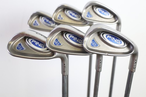 Ping G5 Iron Set 6-PW & SW -0.5 in Regular Flex Graphite Shaft Good | eBay