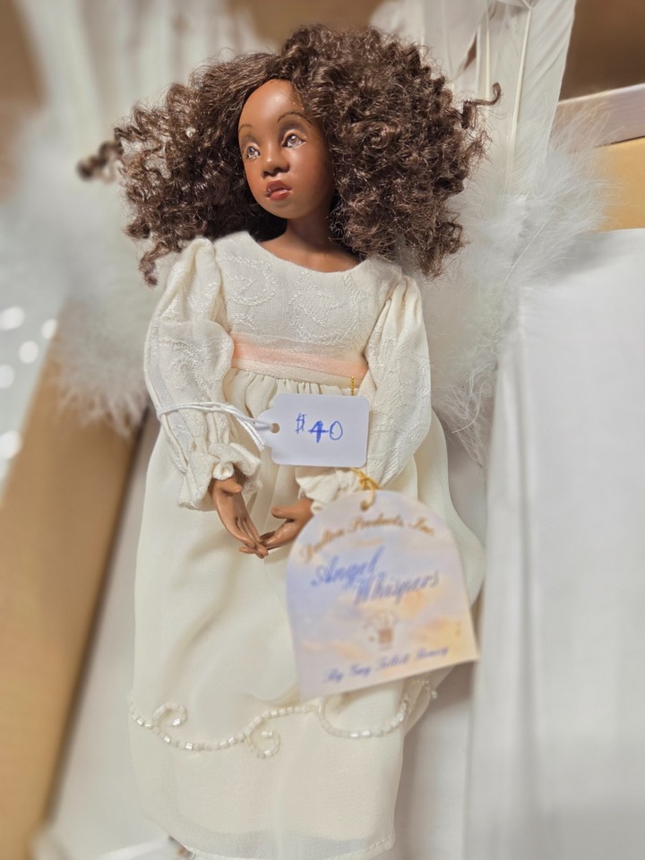VINTAGE Deelton Products Angel Whispers LOVE Porcelain Doll Gay Talbott ...