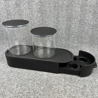 Keurig Coffee Station Pod Tray and Glass Jars NEW OPEN BOX | eBay