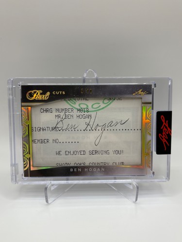 2025 Leaf Pearl Ben Hogan Pearl Cuts AUTO Cut Signature Card PGA Golf ...