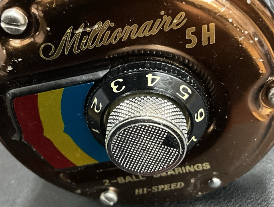 Daiwa Millionaire 5H Fishing Reel Left Side Plate Cast Control Cap ...