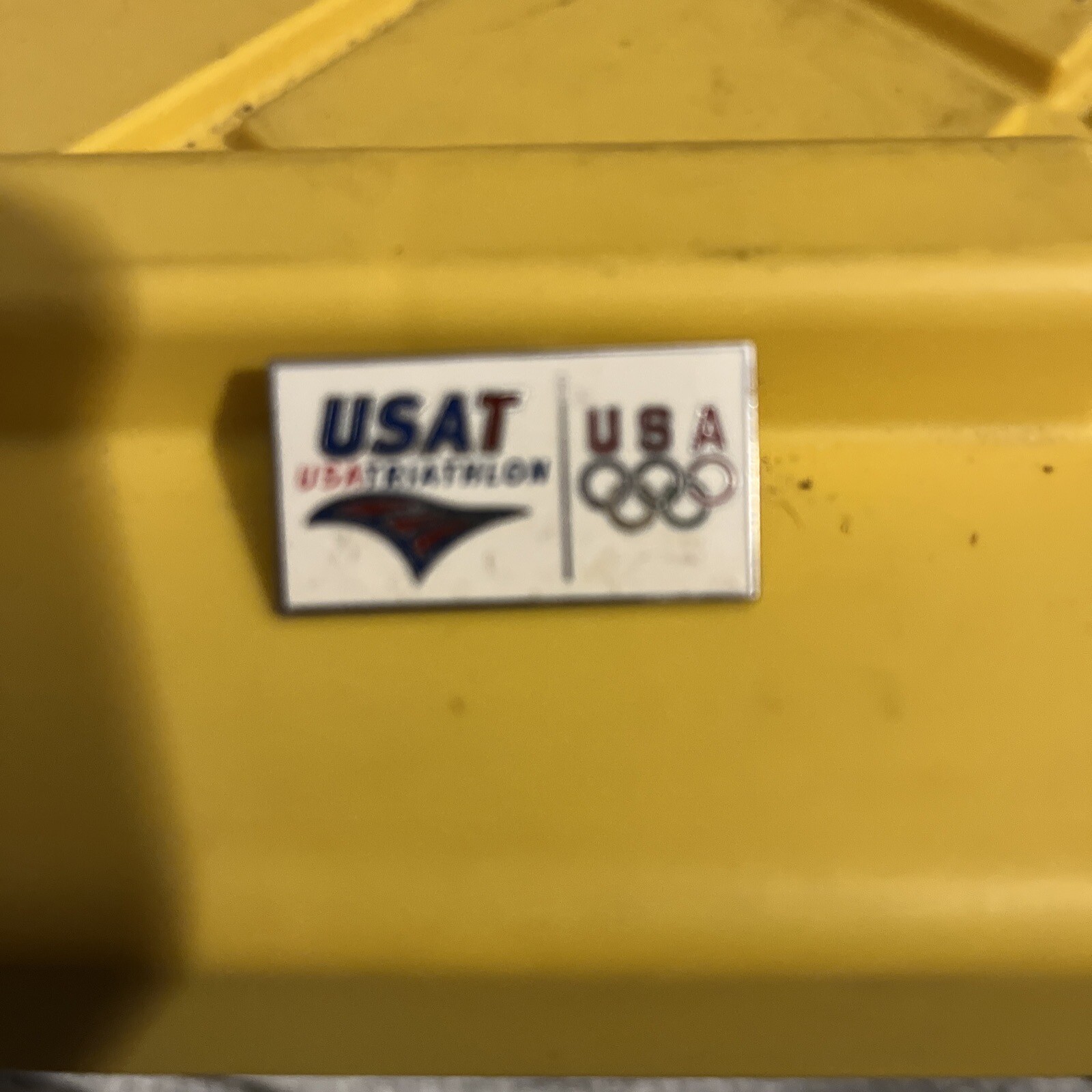 USAT USA Triathlon pin 1 Inch Long | eBay