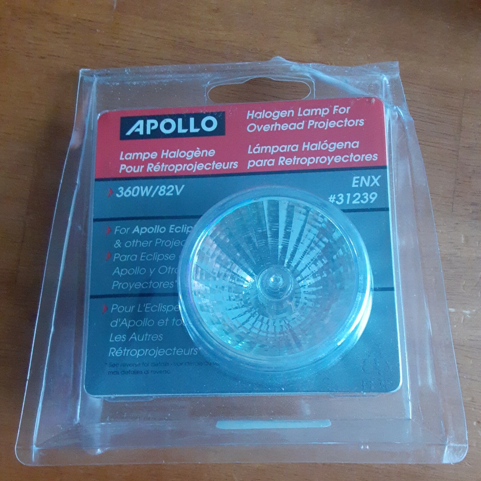 Apollo ENX 31239 Halogen Lamp for Overhead Projectors 360W (New) | eBay