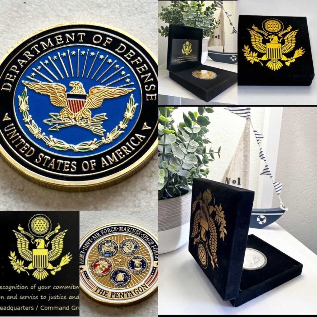 United States DOD-Pentagon Challenge Coin USAF-USMC-USN-US ARMY-Dept of ...
