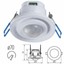 Microwave PIR Motion Sensor Movement Detector Recessed Surface Ceiling ...