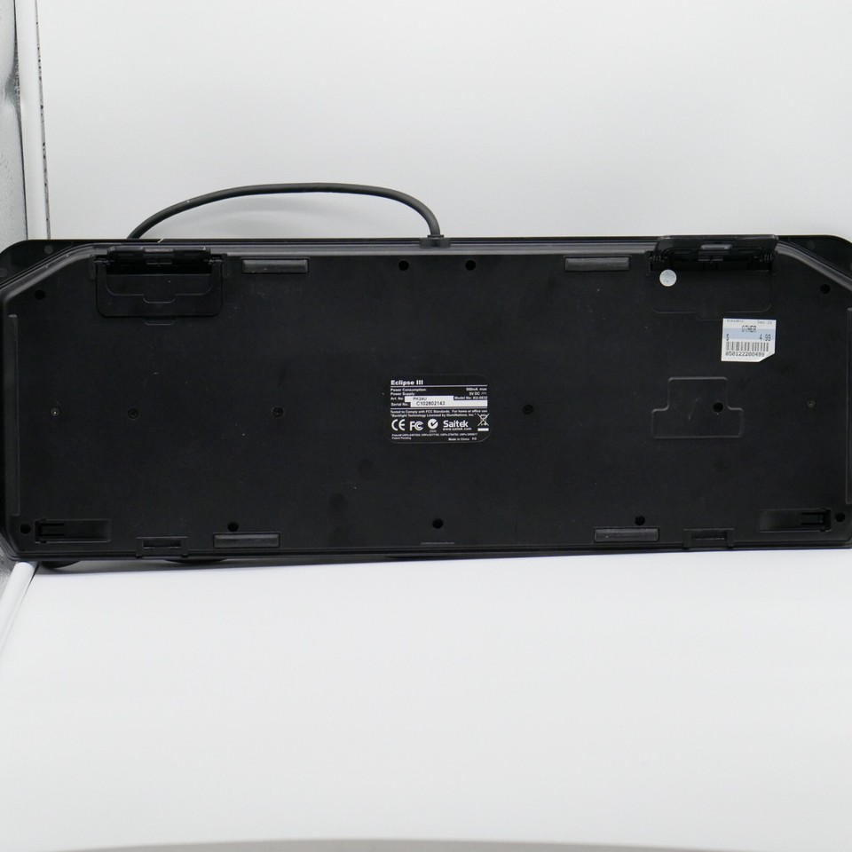 Saitek Eclipse III Backlit Multimedia Wired Keyboard PK24U | eBay