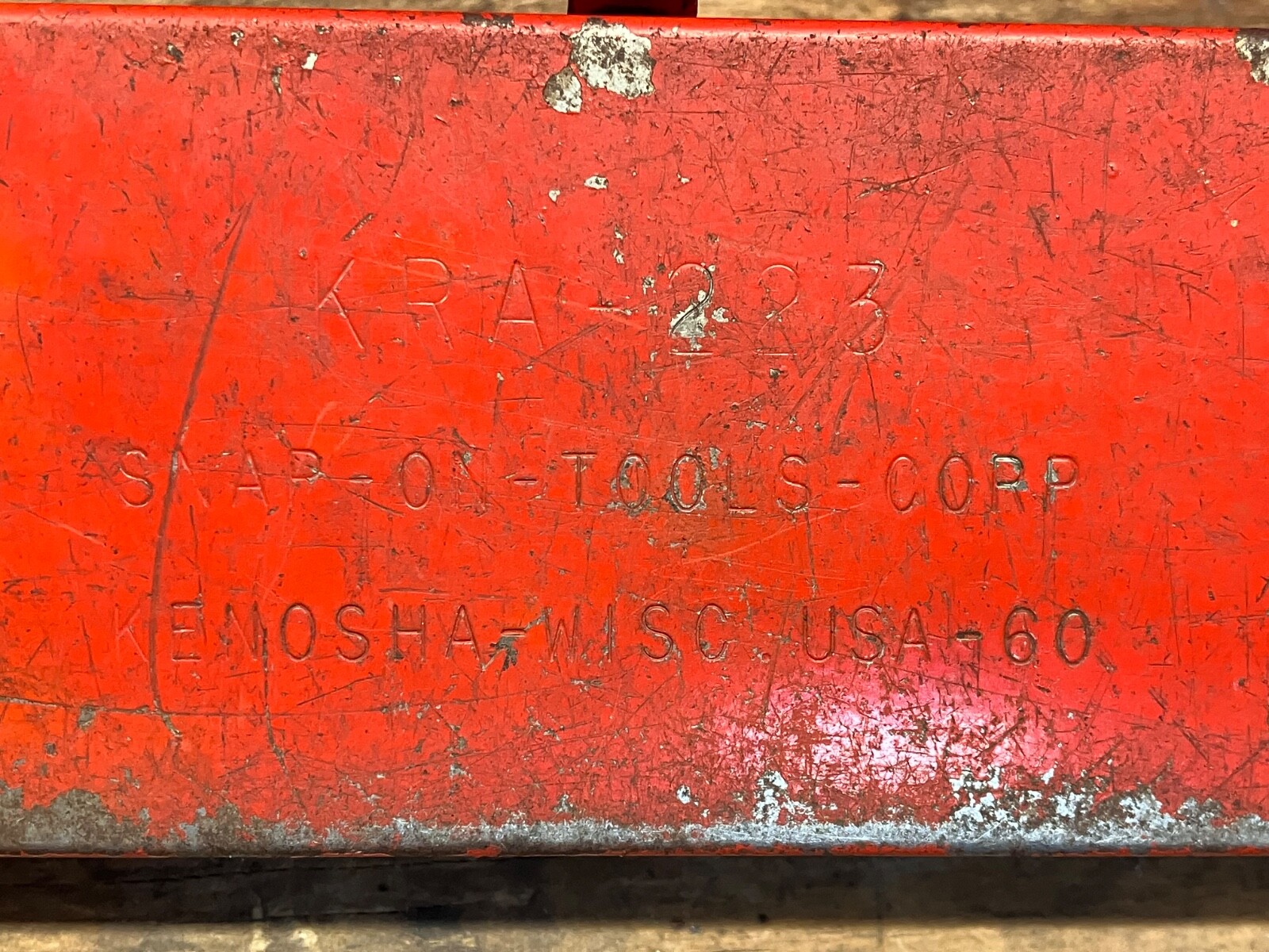 Snap-On Tools Vintage toolbox All Original 1960 KRA-223 A+ Mechanical ...