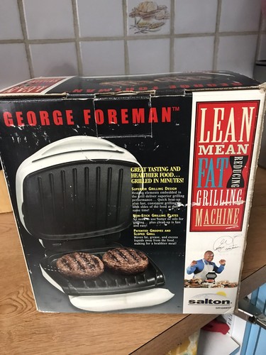 George Foreman Lean Mean Fat Reducing Grilling Machine | eBay