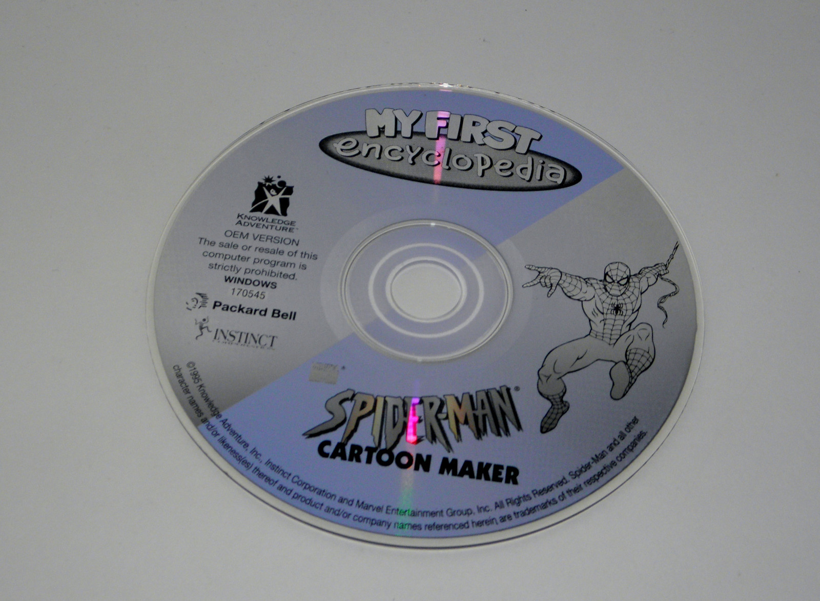 Spider-Man cartoon maker My first Encyclopedia 1995 Pc cd | eBay