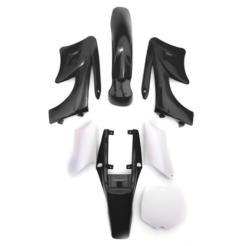 Plastic Set Black Mini Moto Dirt Bike 47cc 49cc Minimoto Dirtbike ...