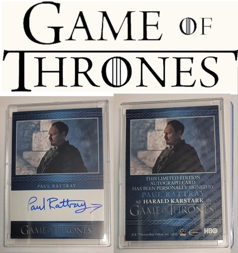 2023 Game of Thrones, Arts & Images, Paul Rattray as Harald Karstark ...