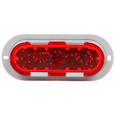 60052R Truck-Lite Model 60 Gray Flange LED Oval 3 Pin Red Stop Turn ...