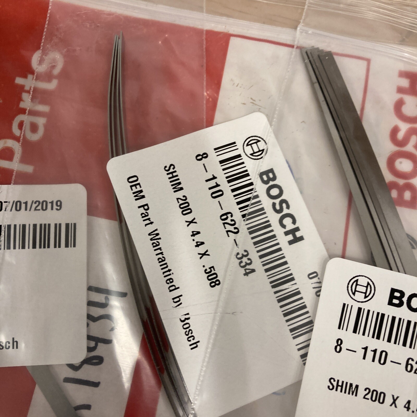 Bosch 8-110-622-335 Kit Shim 200mm Long X 4.4mm Wide 0.0508 To 0.508 Thickness | eBay