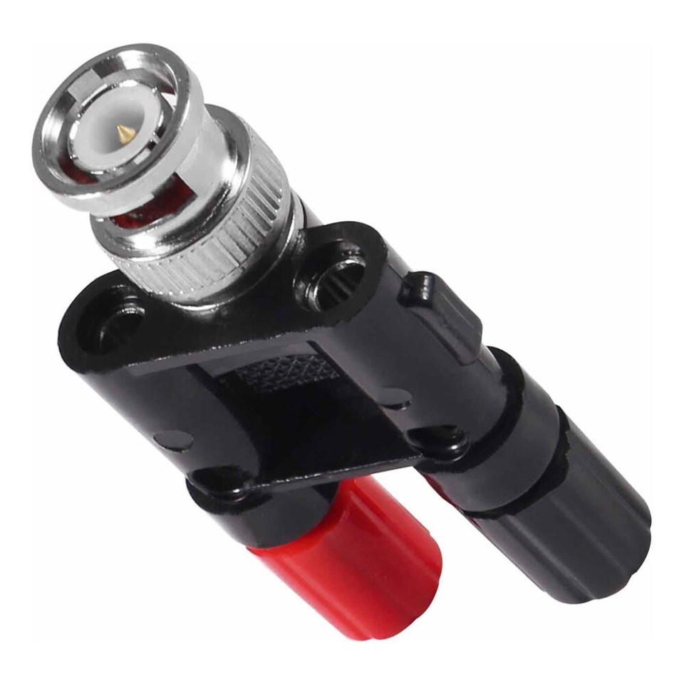 5Pcs BNC Male Plug to 4Mm Dual Banana Female Jack Socket Binding Post ...