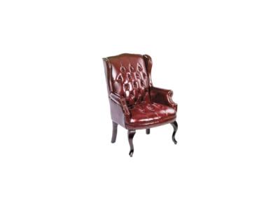 Boss B809-BY Wingback Traditional Guest Chair, 29" x 32" x 41.5", Vinyl ...