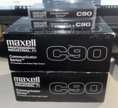 Lot Of 22 Maxell Professional Industrial Communicator Series C90 P/I ...