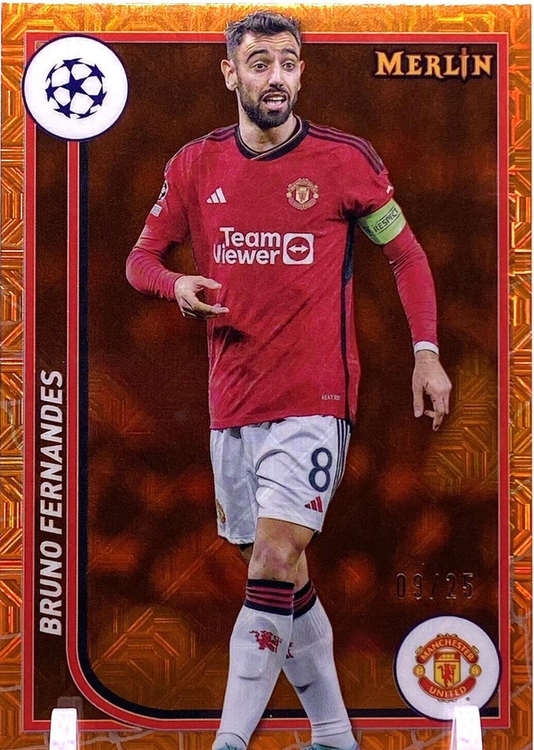 2023-24 Topps Merlin Uefa Club Competitions - Bruno Fernandes #79 ...
