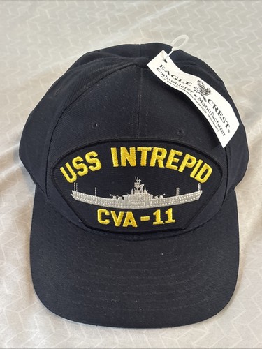Official USS INTREPID CVA-11 NAVY SHIP HAT U.S MILITARY BALL CAP made ...