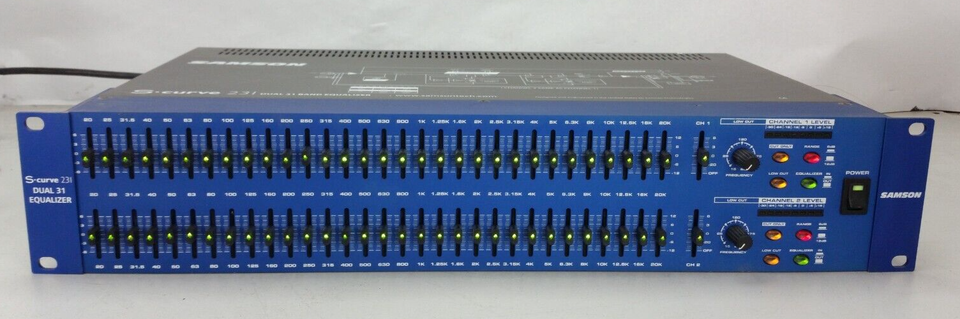 SAMSON S curve 231 graphic equalizer Dual 31 band | eBay