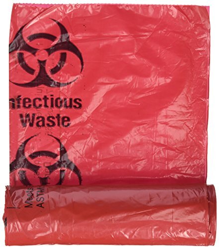 Medical Action Infectious Waste Bag Red 3 Gallon 14.5" X 19" 20/ | eBay