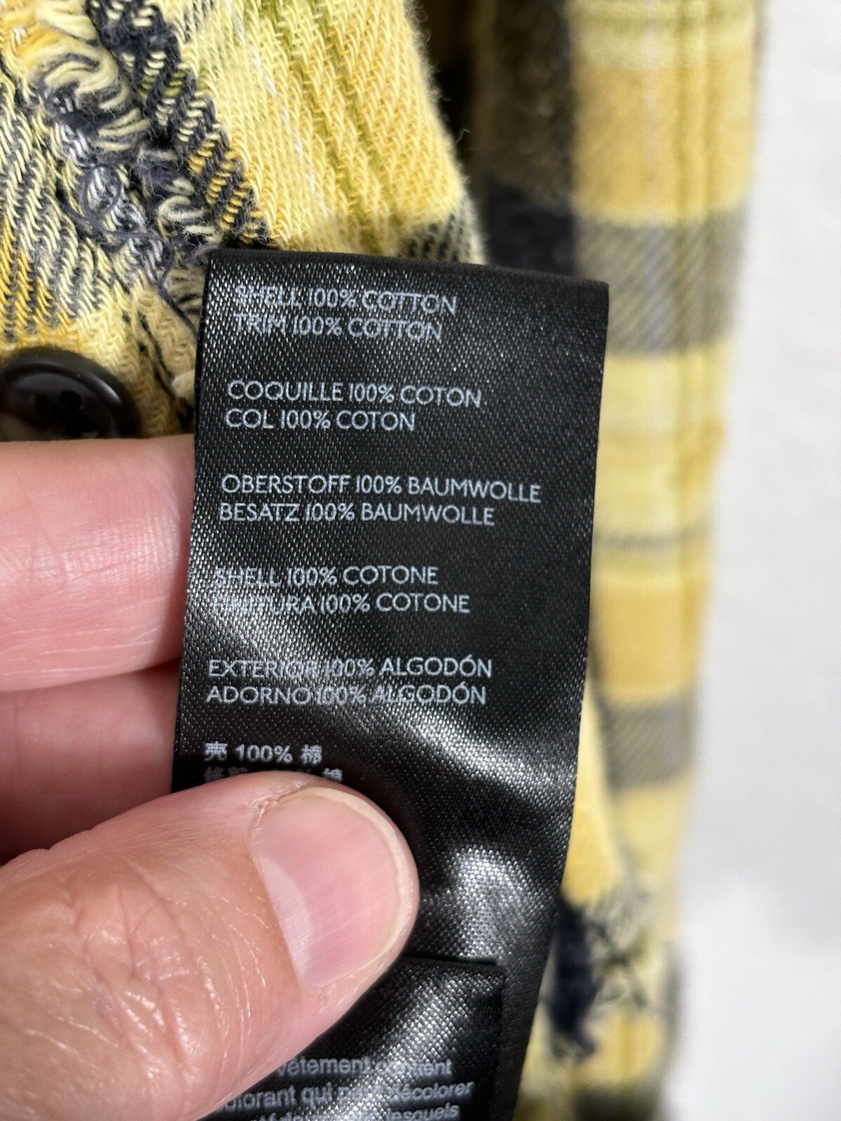 Free People Calico Basin Shacket Womens Medium Plaid Hooded Flannel ...