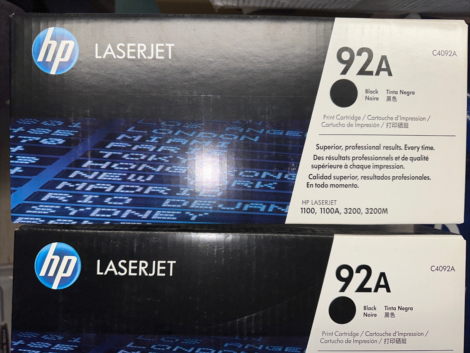 Genuine HP C4092A (92A) Black Toner Cartridge - NEW SEALED | eBay
