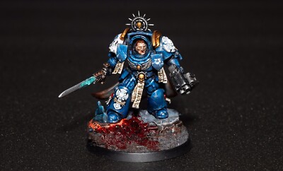 Warhammer 40k Terminator Captain Pro Painted Leviathan Ultramarine ...