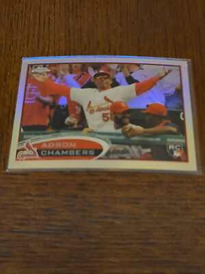 CARDINALS ADRON CHAMBERS 2012 TOPPS CHROME REFRACTOR #153 | eBay