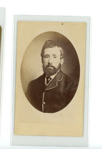 Vintage CDV Very Distinguished Man Mustache Beard Robinson Phot ...