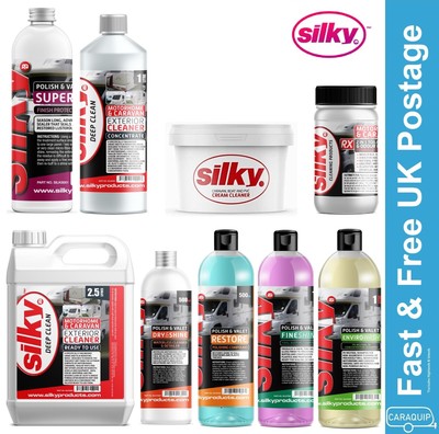 Silky Cleaner Caravan Motorhome Marine Boat Deep Polish Cut Cream Shine ...