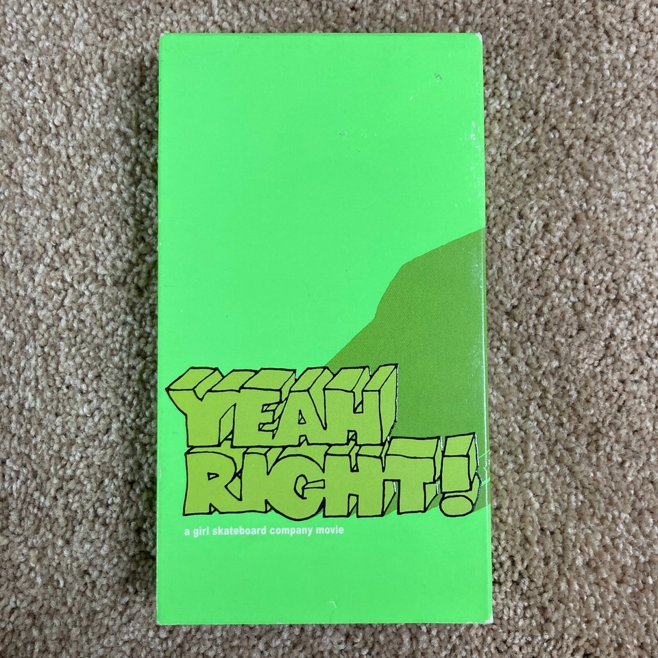 Yeah Right! VHS Tape Girl Skateboards Chocolate Skateboards 2003 Y2K ...