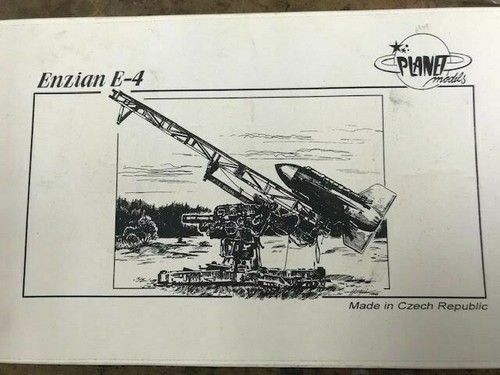 Rare Planet Models Enzian E-4 Rocket... 1/72 Scale Resin Kit 065 | eBay