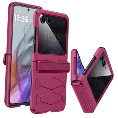 for Motorola Razr 2025 Case,Built-in Privacy Screen Razr 2025/2024 ...