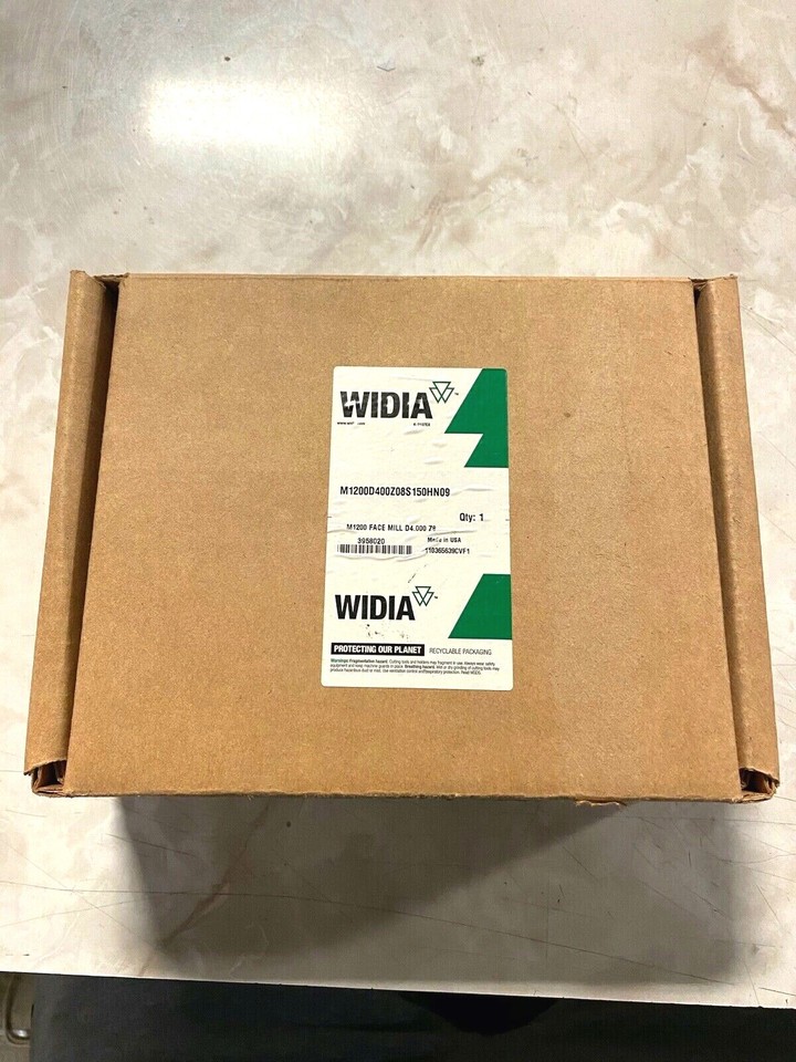WIDIA Hanita Indexable Face Mill M1200 D4.000 Z8 | eBay