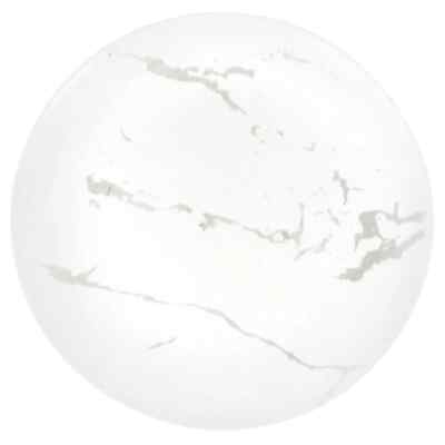 10.25" inch Round White Disposable Plastic Plates with Stone Marble ...