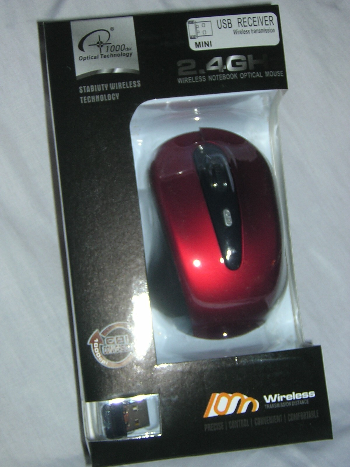 Wireless Optical Mouse Mice 2.4GHz USB Receiver For Laptop PC Computer ...