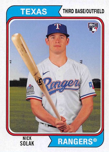 2020 Archives #111 Nick Solak NM-MT+ RC Rangers | eBay