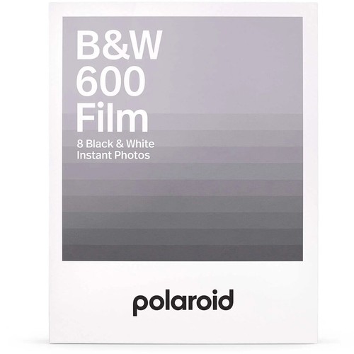 New Sealed Polaroid 600 B&W Film for Polaroid 600 & I-Type Cameras - 8 ...