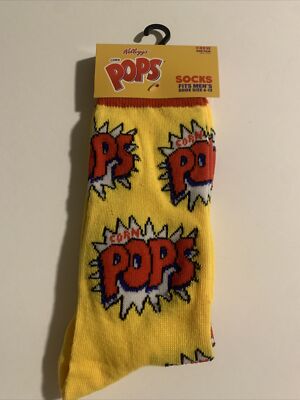 Kellogg's - Corn Pops - Size Men's 6-12 - One Pair - Novelty Socks | eBay