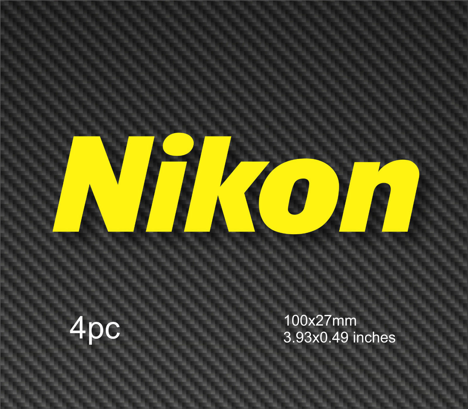 4x Stickers NIKON Logo Photo Camera Photography, NIKON Stickers 41 ...