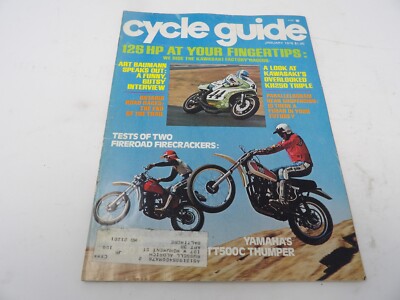 January 1976 Cycle Guide Magazine | eBay