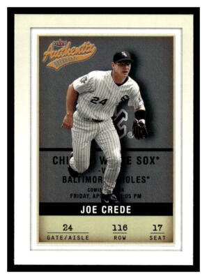 2002 Fleer Authentix #116 Joe Crede - Chicago White Sox | eBay