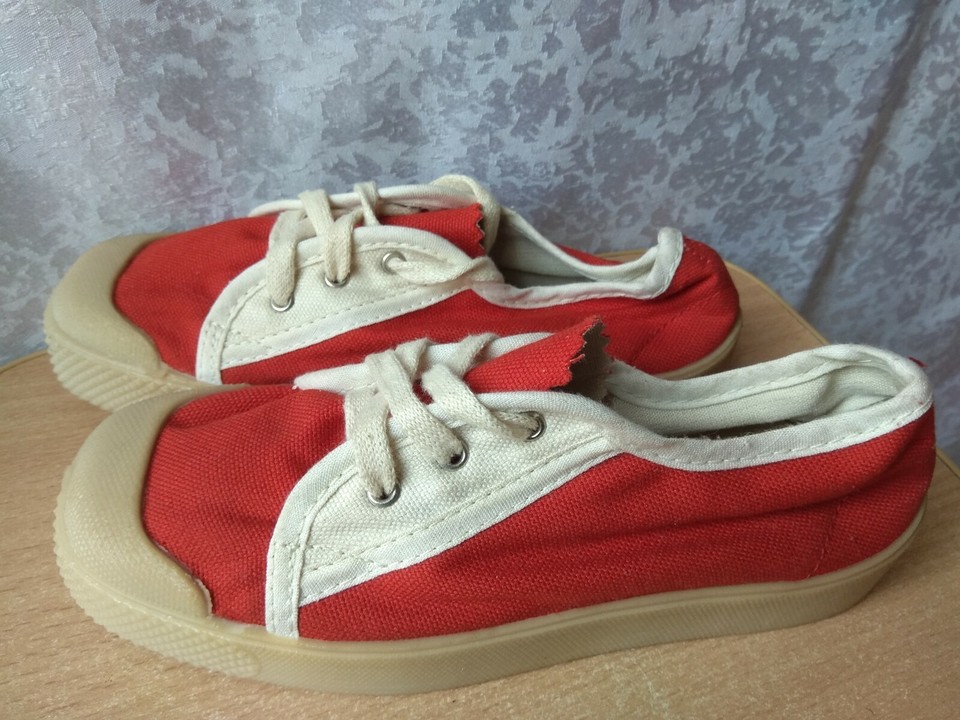 Retro Vintage Soviet Sneakers Boots Soviet Size 33 USSR Sport shoes ...