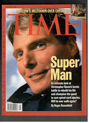 Time Magazine January 26, 1996 Super Man Christopher Reeve-Russia Fly ...