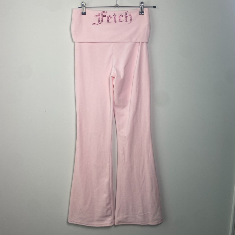 Forever 21 X Mean Girls Fetch Velour Pants Baby Pink Size XS | eBay