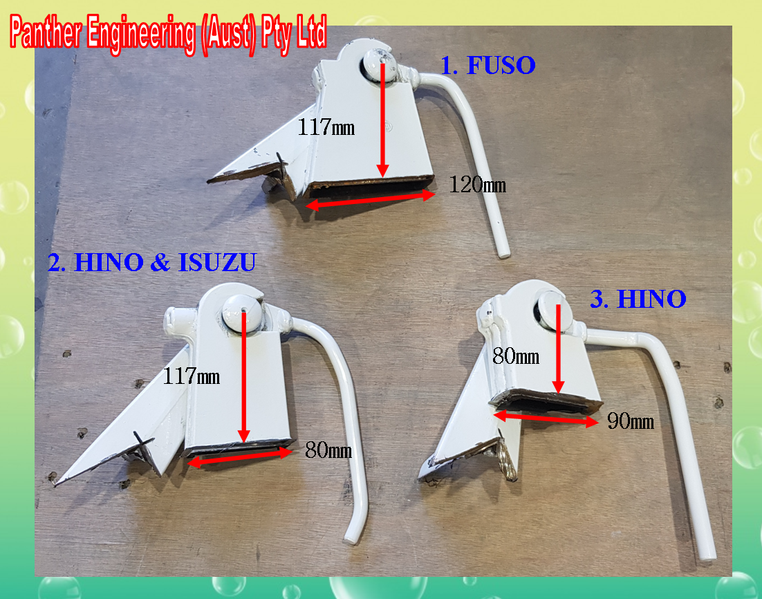 Tipper tailgate lock ( Please Note: Locks for FUSO and HINO 2 are not ...