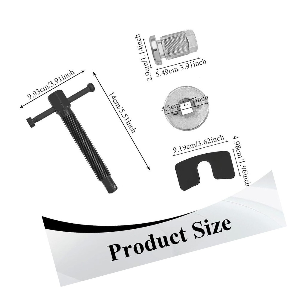 Brake Caliper Piston Rewind Tool, Brake Caliper Compression Tool, Right ...