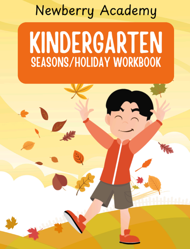 Kindergarten Workbooks Holidays Seasons Homeschool Readiness Beginner ...