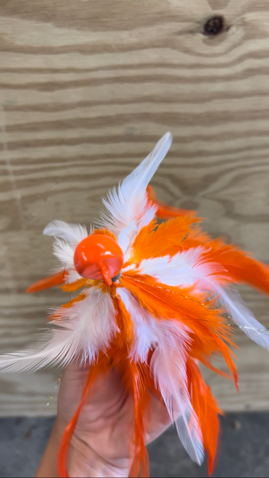Cobia Jig, Hand Tied Bucktail Jig. Cobia, Drum, Mahi, Amberjack ...