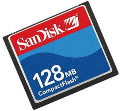 SanDisk 128 MB CompactFlash CF Memory Card Compact Flash SDCFB ...